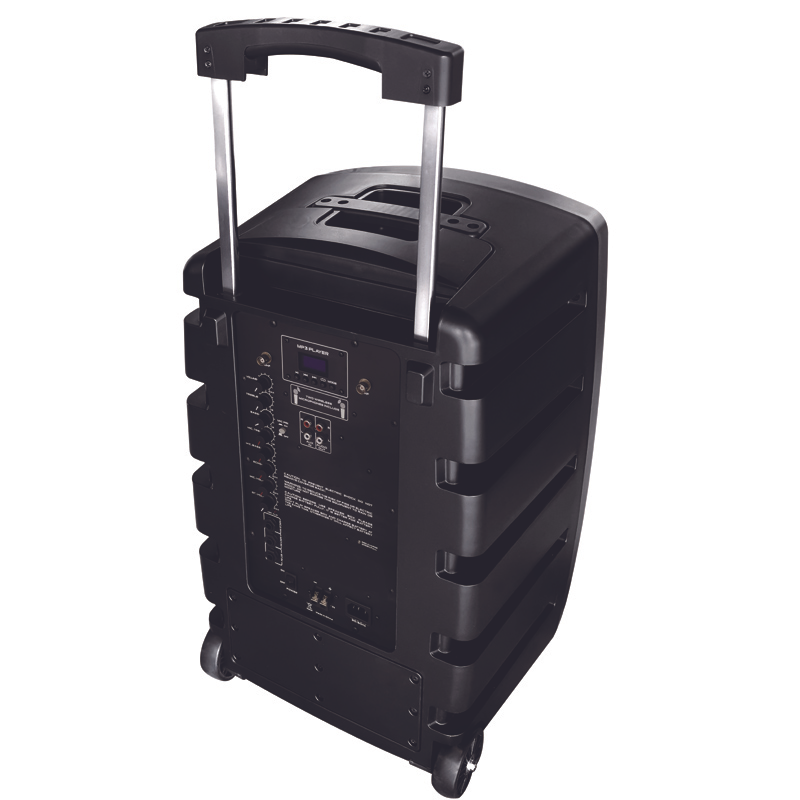 Parlante Potenciado Moonki Sound Ms-P112b - 12" - 3000w/150w - Inc. Mic In. X 2 - Bat. - MOONKI ...