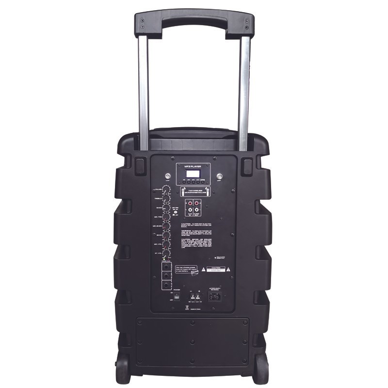 Parlante Potenciado Moonki Sound Ms-P112b - 12" - 3000w/150w - Inc. Mic In. X 2 - Bat. - MOONKI ...