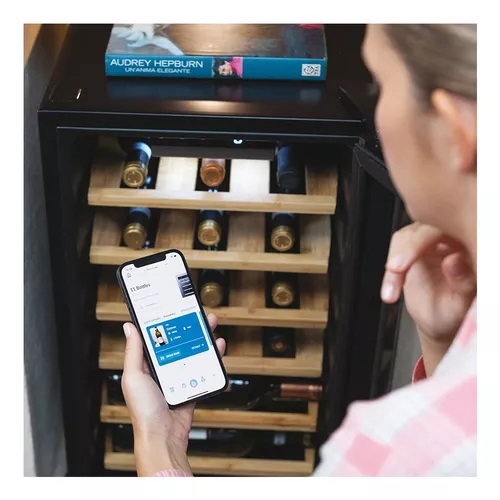 Cava De Vinos Smart 21 Botellas Candy Divino Cwcel210 Madera - CANDY ...