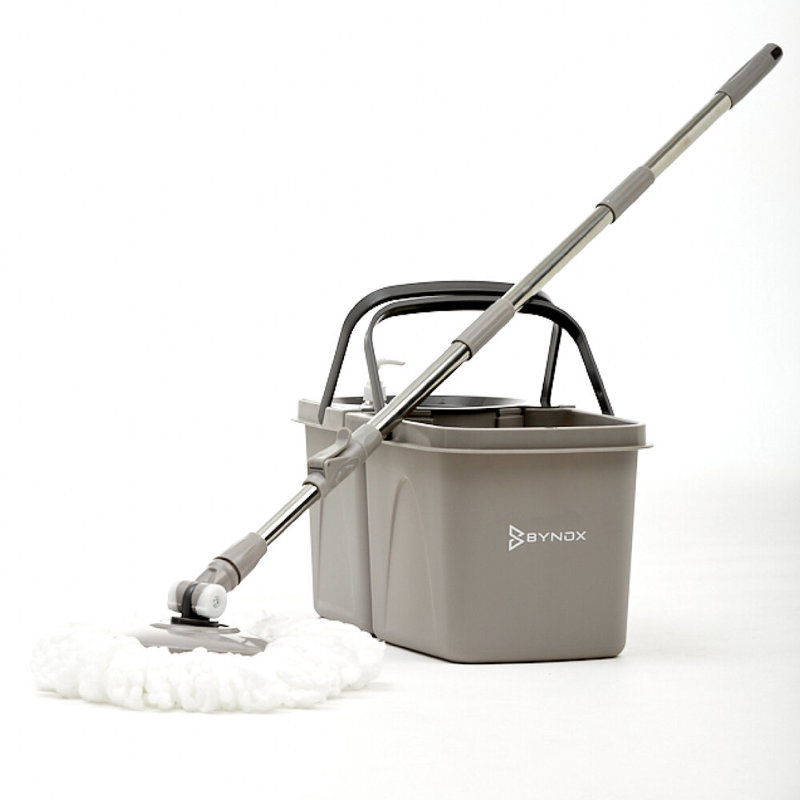 Mopa para Piso Centrífuga BYNOX compacta 5Lts c/dispenser - BYNOX MOPAS Y TRAPEADORES - Megatone