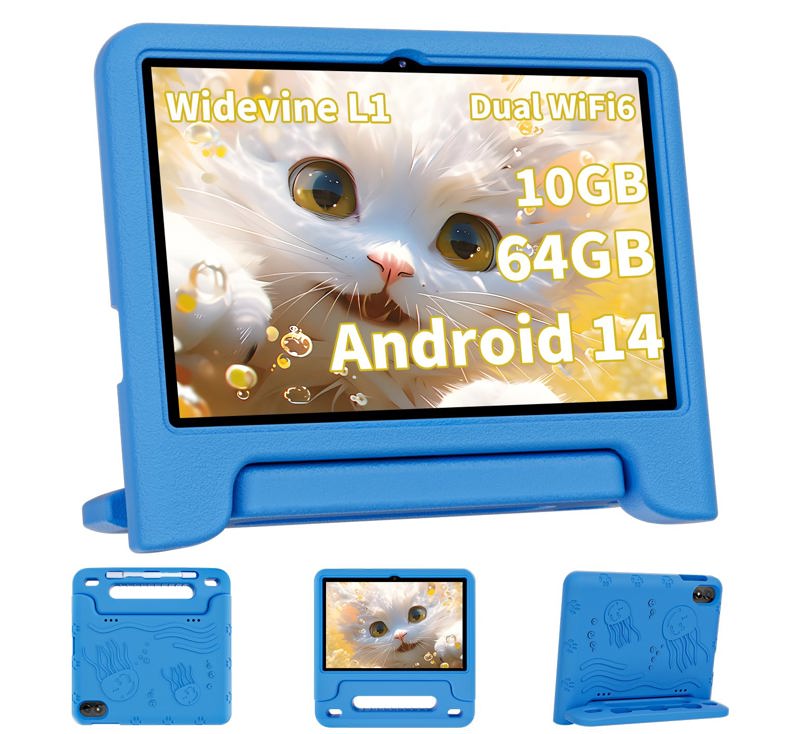 Tablet COLORROOM 2024 mejorada para niños de 10 pulgadas, Android 14 ...