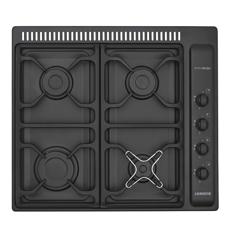 Anafe A Gas Longvie A6600RG Grafito Rejillas De Ventilación - LONGVIE ...