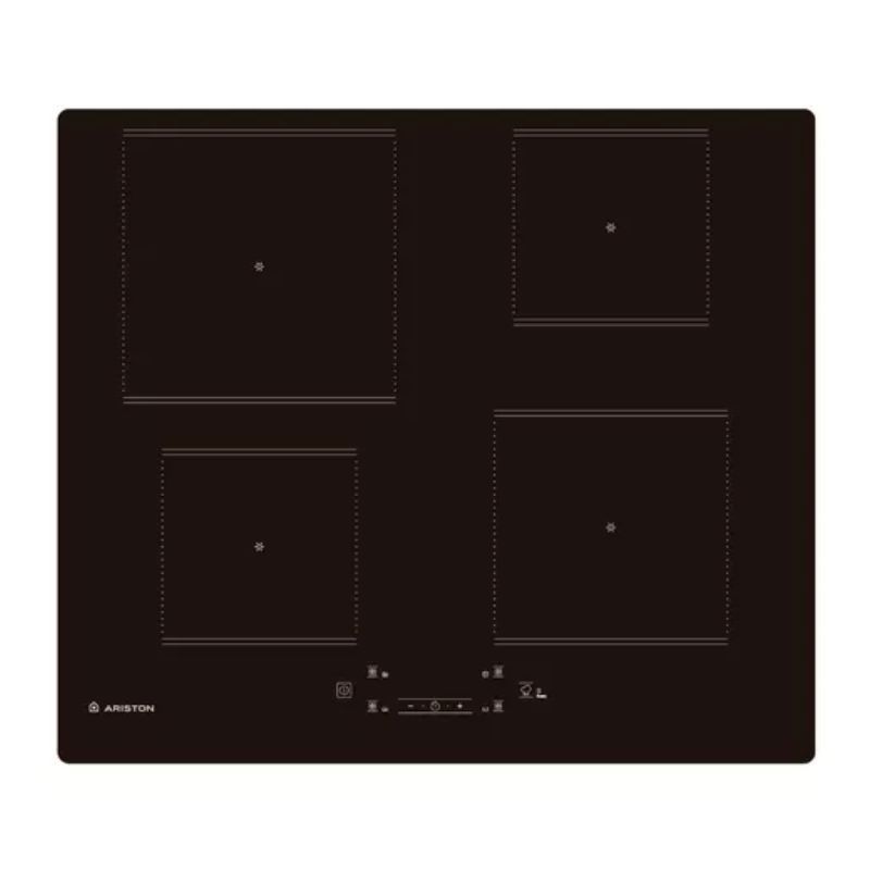 ANAFE ELECTRICO ARISTON NIA641B A INDUCCION - 4 ZONAS DE COCCION 60CM ...