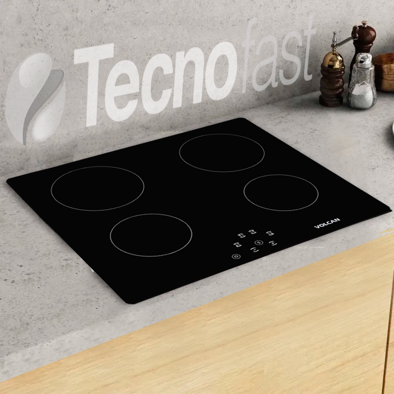 Anafe Eléctrico Volcan EV4SEV 220V Control Digital Táctil - VOLCAN ...