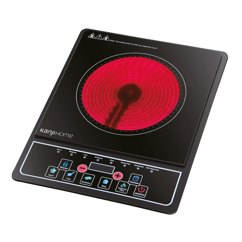 Anafe Vitrocerámico Portátil Digital 2000W - KANJI ANAFES - Megatone