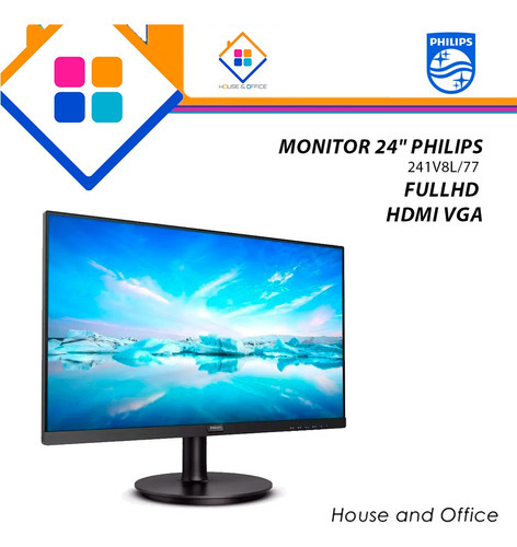 Monitor 24 Pulgadas Philips 241v8/77 Fullhd Hdmi Vga - PHILIPS TV LED ...