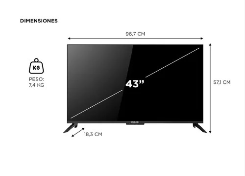 Smart Tv Android Full Hd 43 Pulgadas Philco Pld43fs23ch Tda - PHILCO TV ...