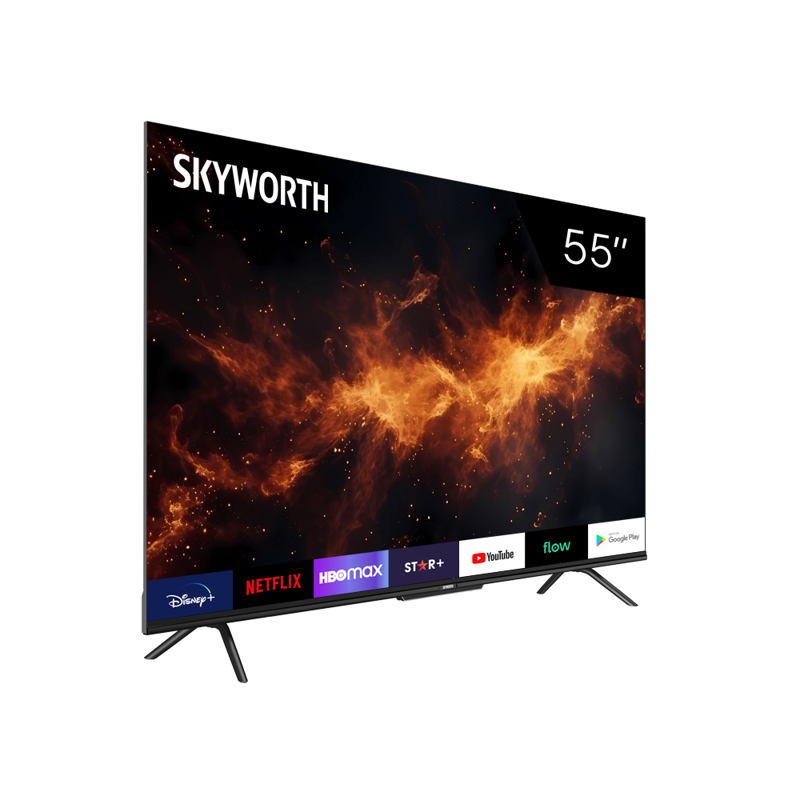 Smart TV Skyworth 55" LED 4K UHD Frameless Google TV - SKYWORTH TV LED 51 A 59P SMART - Megatone
