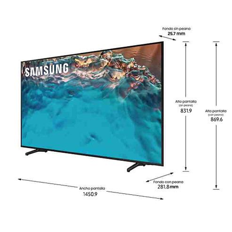 Televisor Samsung Crystal 65 4k Uhd Smart Tv Bu8000 - SAMSUNG TV LED ...