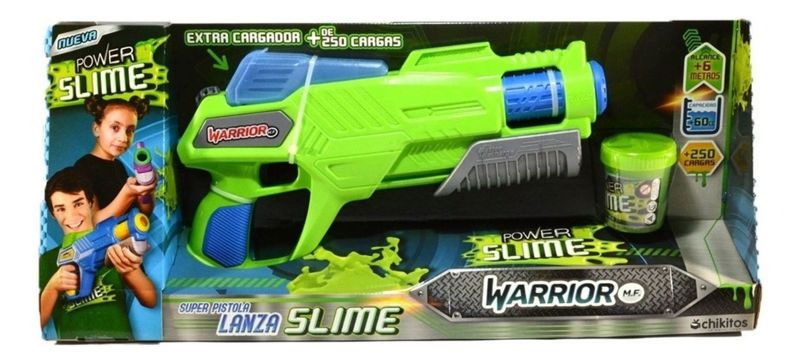 Power Slime Warriors Pistola Lanza Slime Juguete - WABRO JUGUETES NIÑOS ...