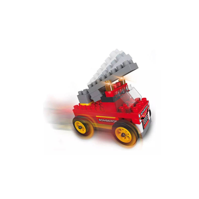 Blocky Bomberos Autobomba 44 Piezas Parar Armar Bloques - BLOCKY JUEGOS DE MESA - Megatone