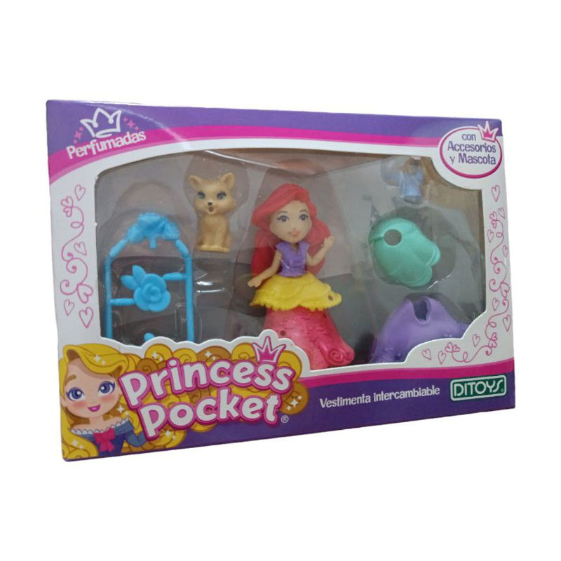 Princess Pocket Princesa Con Accesorios Y Mascota Ditoys - DITOYS ...