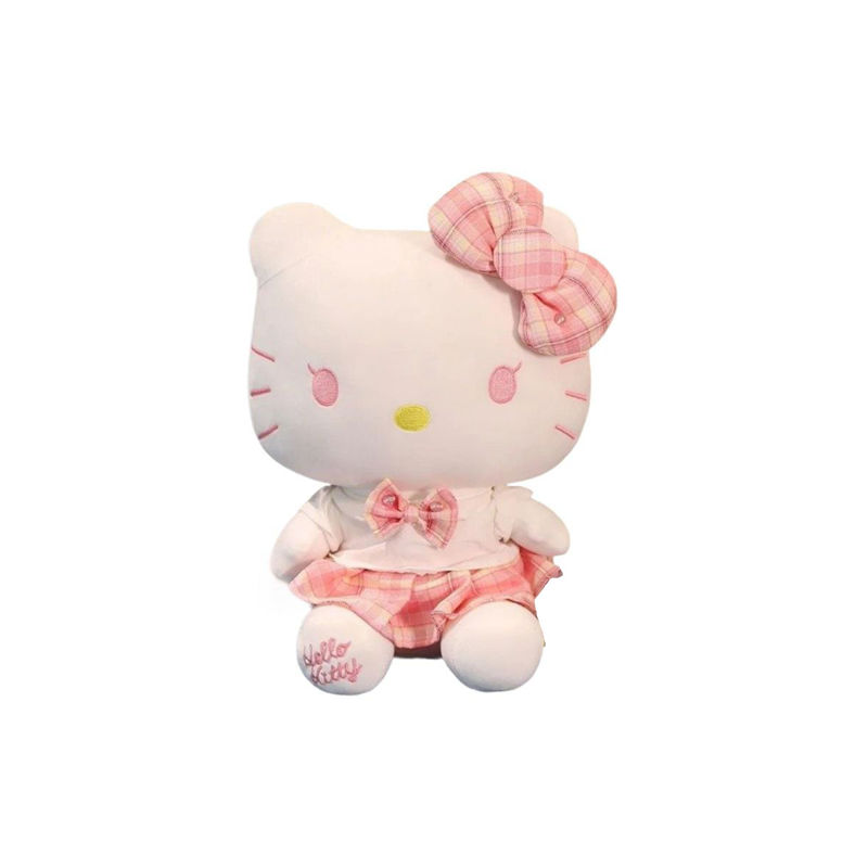 Peluche Hello Kitty Sentada 25cm Cuadrille - HELLO KITTY MUNECOS Y ...