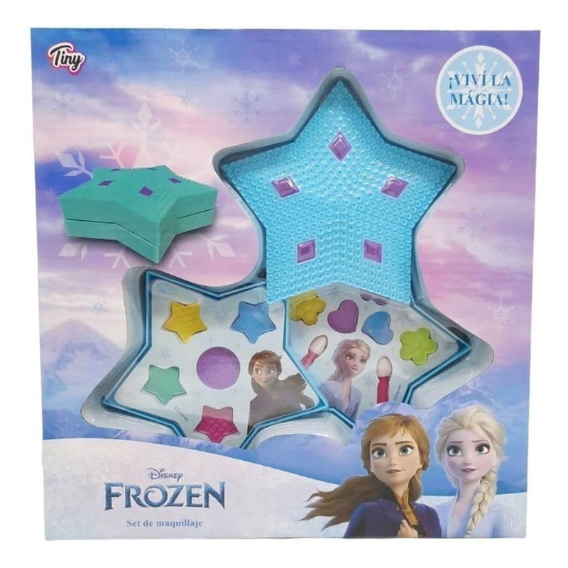 Set Maquillaje Infantil Frozen Estrella Desplegable - SEBIGUS JUGUETES ...