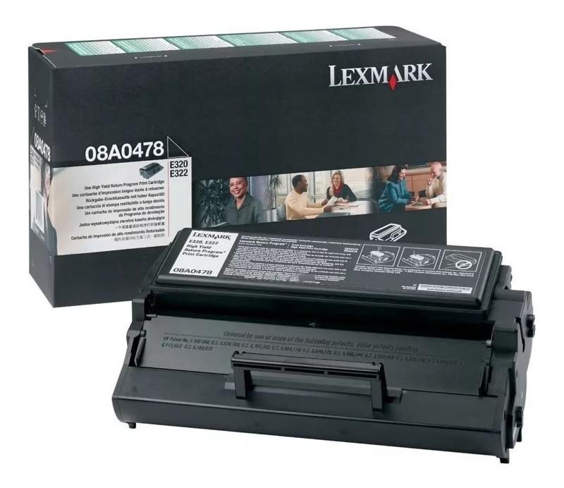 Cartucho Toner Original Lexmark 08a0478 E320 E322 6000 Pag - LEXMARK INSUMOS PARA IMPRESION ...