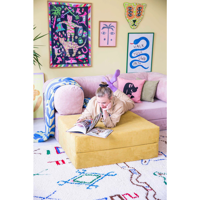 SILLON TEDDY 100X200X40 PURPLE COLOR BEIGE - PURPLE SILLON 2 CUERPOS ...