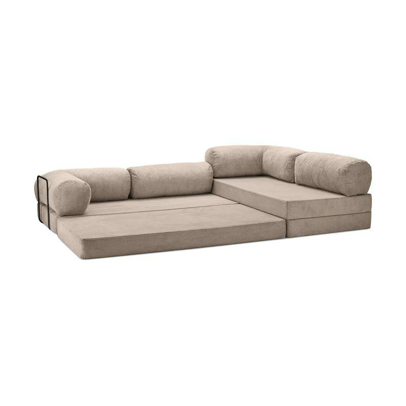 SILLON TEDDY 300X200X40 PURPLE COLOR BEIGE MOD L - PURPLE SILLON 2 ...