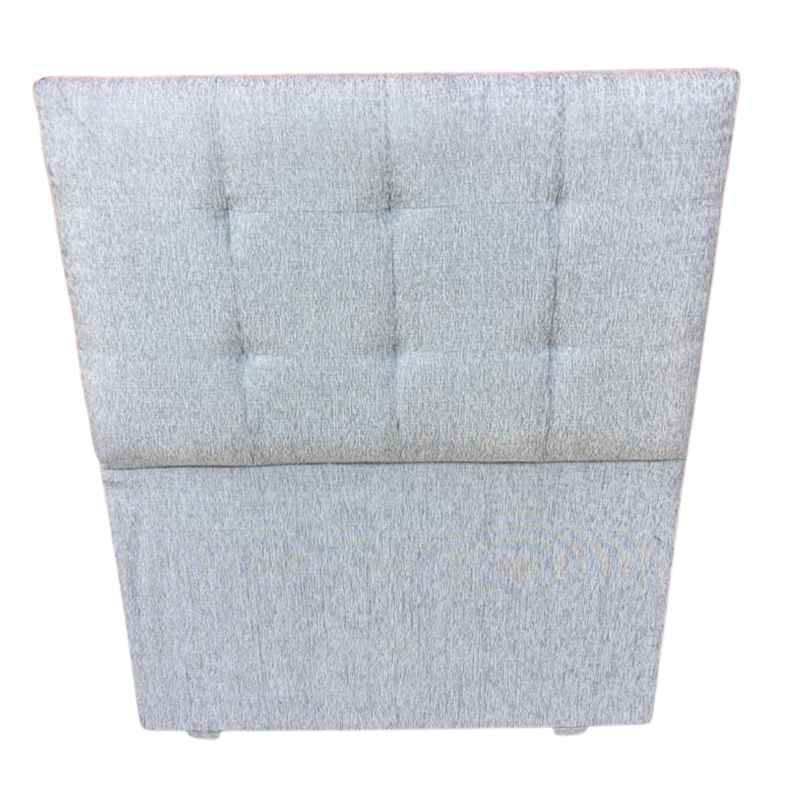 Respaldo Para Sommier Super Queen 160cm Chenille Capitone Color Gris ...