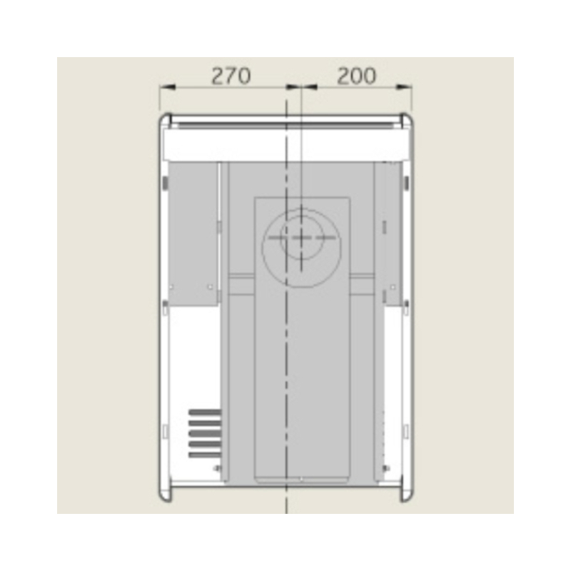 CALEFACTOR CTZ LINEA COMPACTA 2000 - 4000 CAL (NO INCLUYE ACCESORIO ...