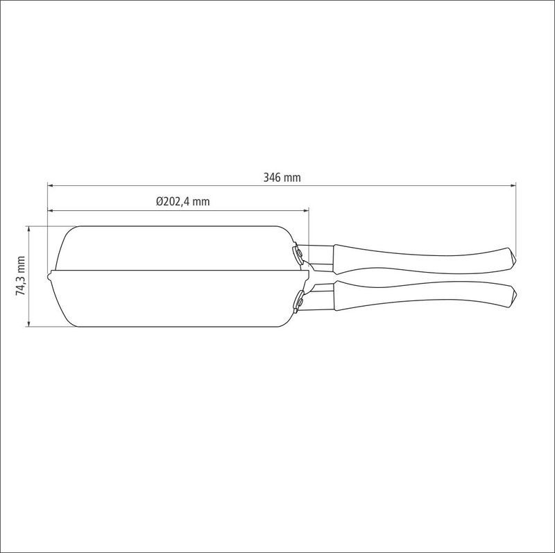 Tortillera Sartén Doble Tramontina Antiadherente Linea Loreto ...