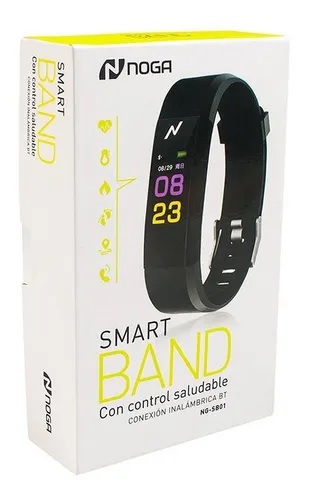 Reloj Inteligente Smartband Noga Bluetooth Android iPhone - NOGA SMART FITNESS WATCH - Megatone