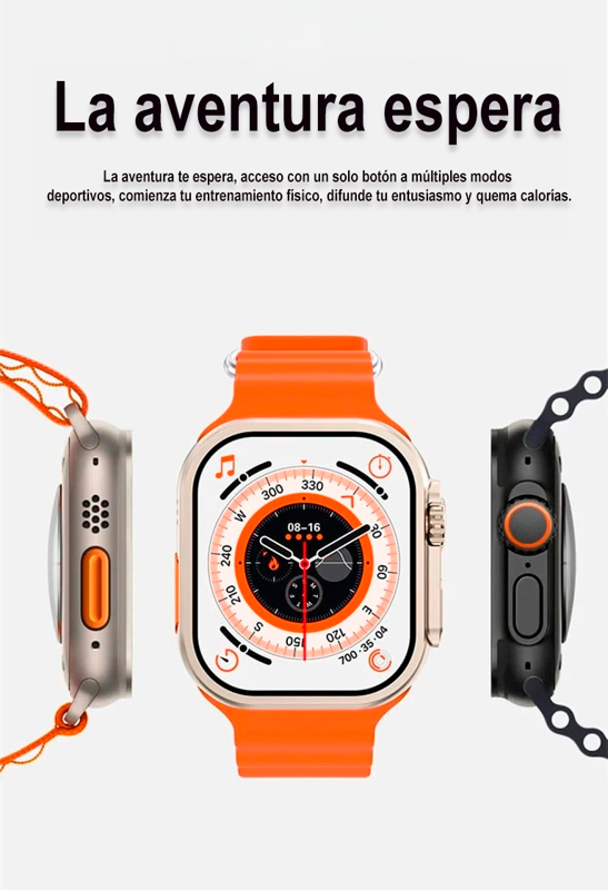 Reloj Smartwatch S30 Ultra 2 Con 7 mallas intercambiables - TECNOFAST ...