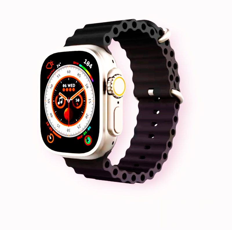 Reloj Smartwatch Inteligente Silver Case I9 Ultra Max Black - TECNOFAST ...