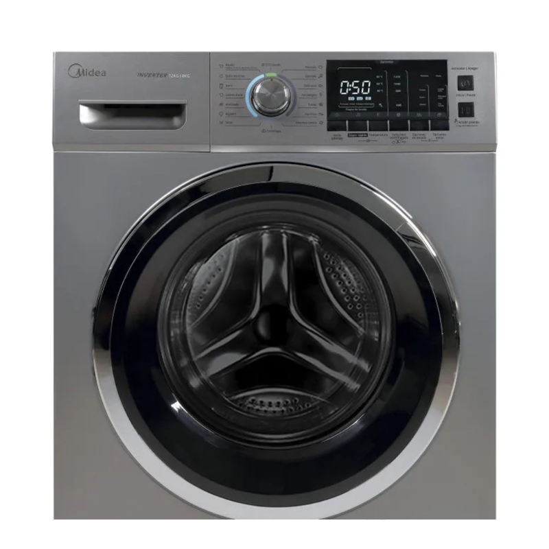 Lavasecarropas Automático Midea Inverter 12Kg/ 8kg Silver WD-LC312SAR1 - MIDEA LAVASECARROPAS ...