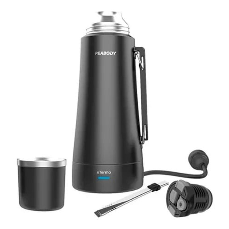 Termo Electrico Peabody Pe-et1001n Mate Con Bombilla - PEABODY TERMOS Y ...