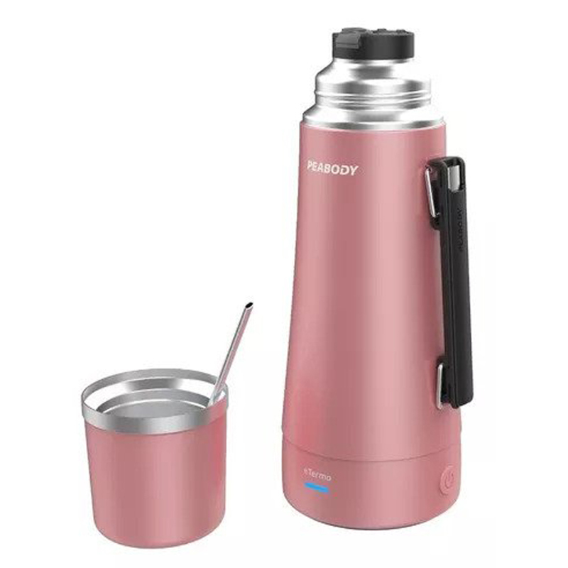 Termo Electrico Peabody Etermo 1 Litro 700w 2 Niveles Mate Color Rose ...