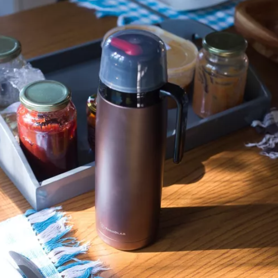 Termo Termolar Revolution Bronce 1lts Acero Inoxidable Matero ...