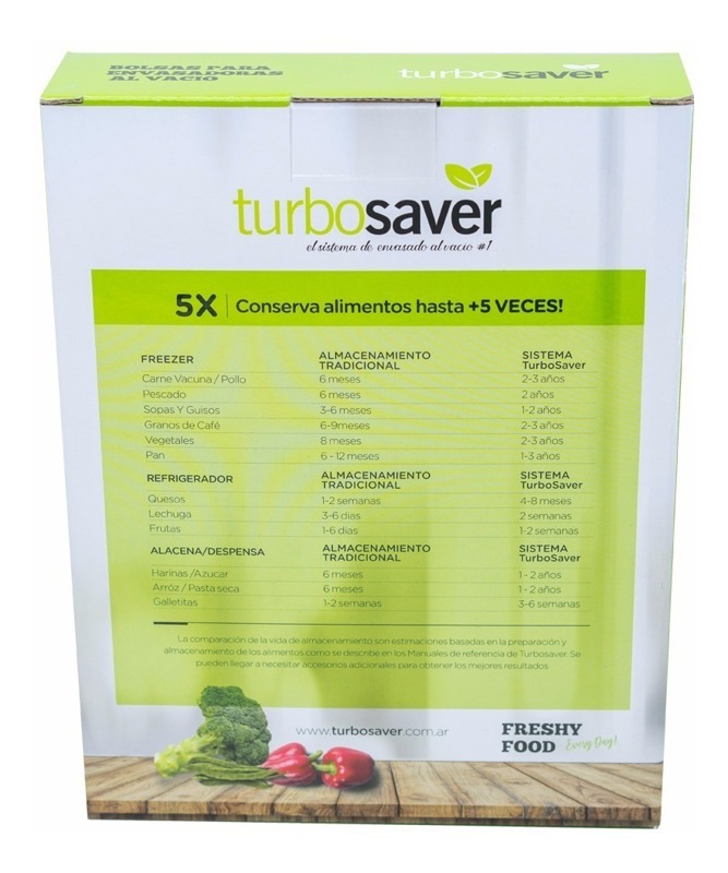 Bolsas Gofradas Negras Envasadora Turbosaver 50 U 22 x 30cm ...