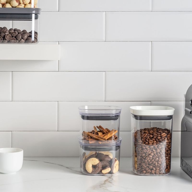 Taper hermético multiuso 1lts Ou Ob200nt Transparente - OU RECIPIENTES ...