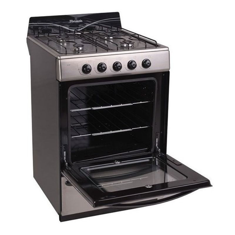 Cocina Florencia a gas acero inoxidable – 5518F - FLORENCIA COCINAS GN ...