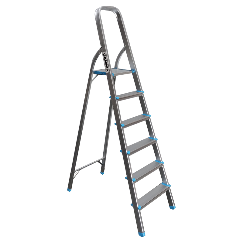 Escalera Aluminio Reforzada 6 escalones - G218AR - GAMMA ESCALERAS ...