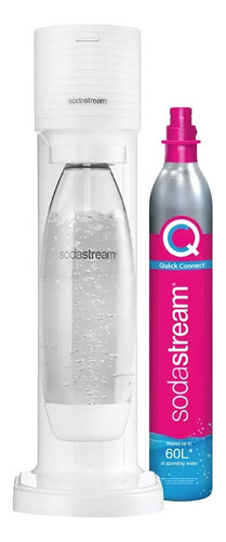 Máquina Para Soda Sodastream Gaia Blanca Botella + Cilindro ...