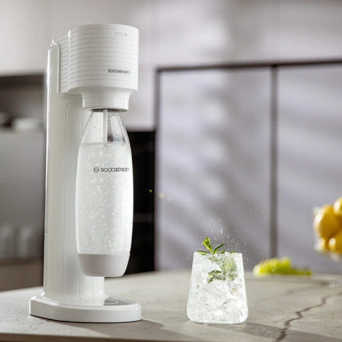 Máquina Para Soda Sodastream Gaia Blanca Botella + Cilindro ...