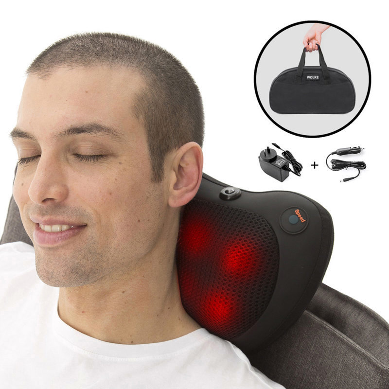 Masajeador Cervical Wolke con calor 8 rodillos + magneto Blow Elite ...