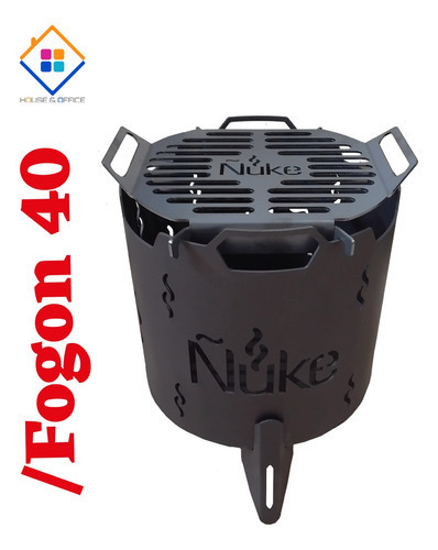 Fogon 40 Ñuke Incluye Parrilla Altura 45 Cm Diametro 40 Cm - NUKE ...