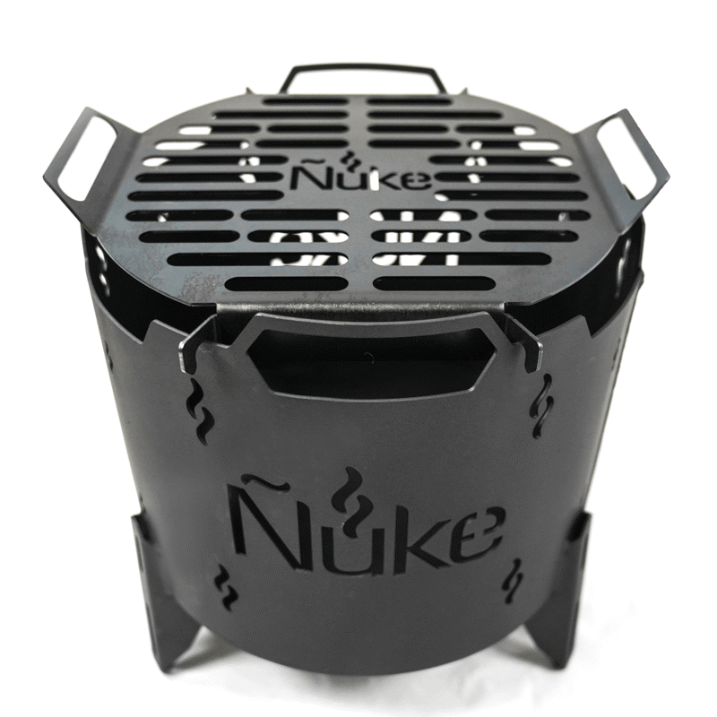 Fogon 35 Ñuke - NUKE PARRILLA A CARBON O LENA - Megatone