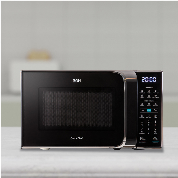 Microondas Bgh Eco Negro 20 Litros B120dn20I - BGH COCINAS MICROONDAS ...