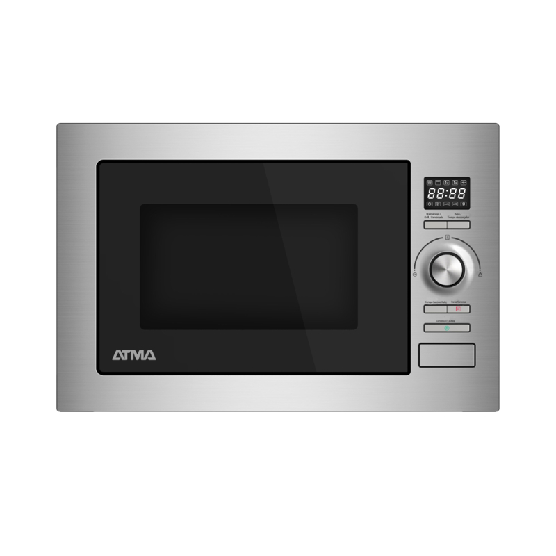 Microondas Built-in Atma Digital Inox 25 litros 900W - ATMA COCINAS ...