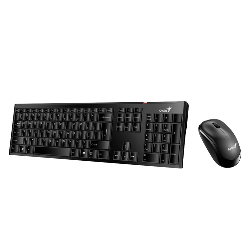 Teclado Con Mouse Wireless Genius SlimStar 8000SE Negro - GENIUS ...