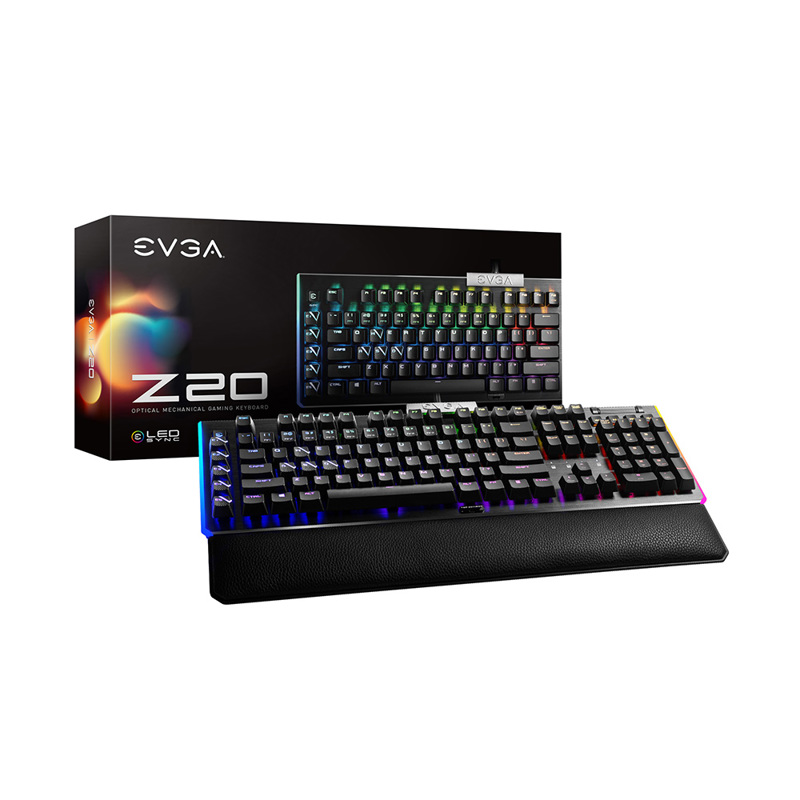 Teclado EVGA Z20 RGB Mecánico Óptico Interruptor Lineal - EVGA TECLADOS ...