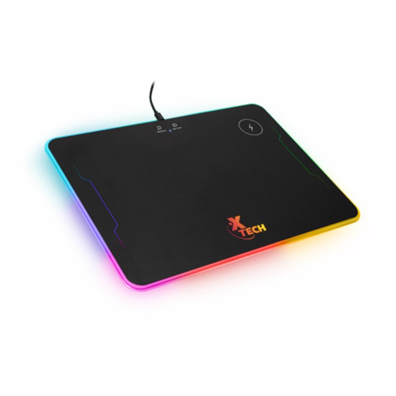 Mousepad Xtech Spectrum hard Gaming RGB Cargador - XTECH PADS GAMER - Megatone