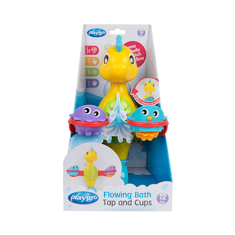FLOWING BATH TAP & CUPS PLAYGRO - PLAYGRO JUGUETES RESTO - Megatone