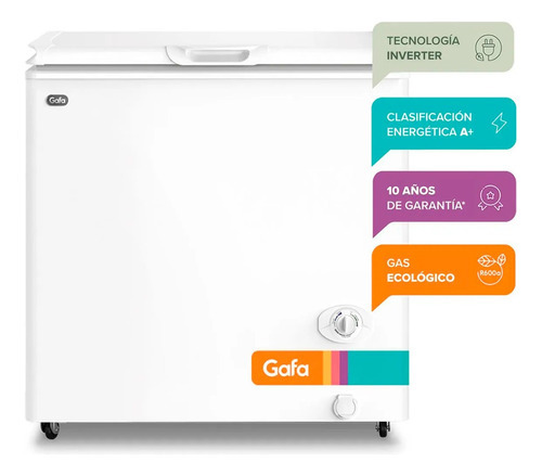 Freezer Horizontal Gafa Fghi200b-m 205lts Inverter Blanco - GAFA ...