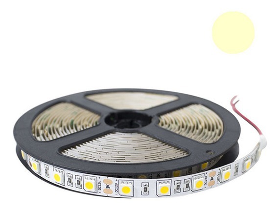 Tira Led Candela 7344 Luz Cálida Interior 12v 5mts 300 Leds - CANDELA ...