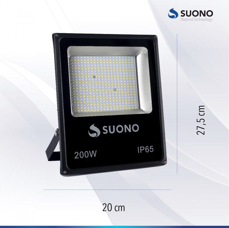 Pack X2 Reflector Led 200w Exterior Bajo Consumo Potencia - SUONO ...