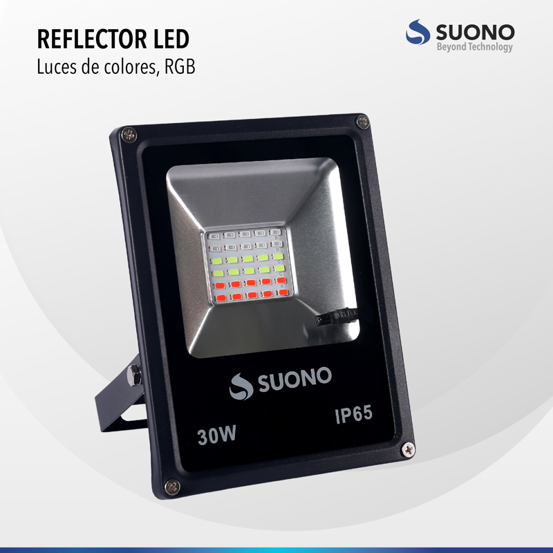 Pack X2 Reflector Led 30w Rgb Iluminacion Alta Luminosidad - SUONO ...